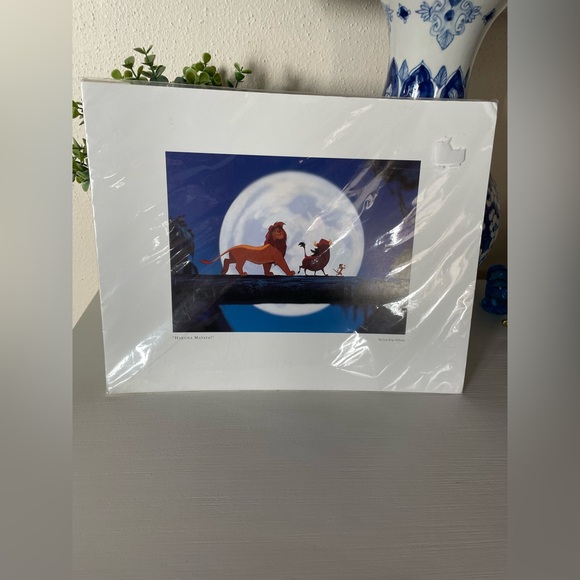 Disney | Accents | Disney Lion King Lithograph Hakuna Matata Bruce ...